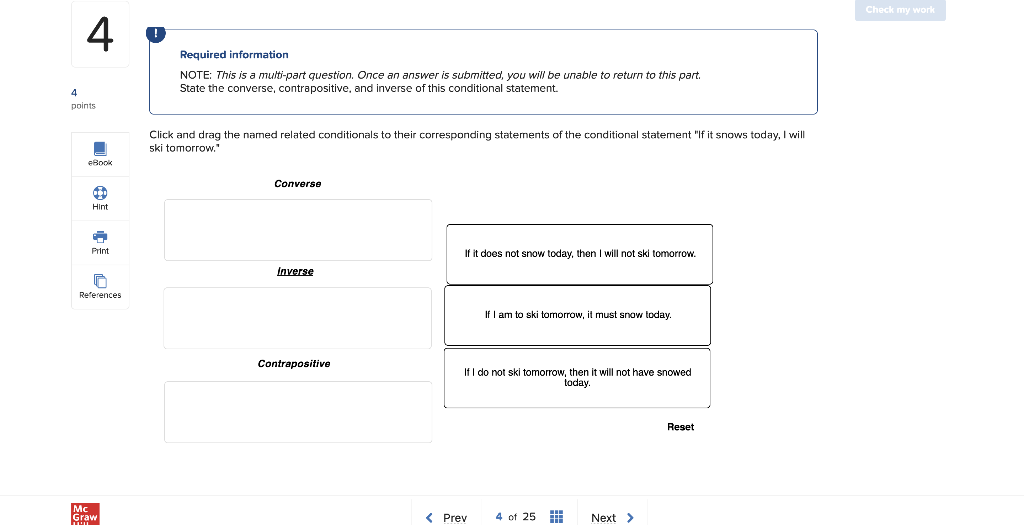 Solved Check my work 4 Required information NOTE: This is a | Chegg.com