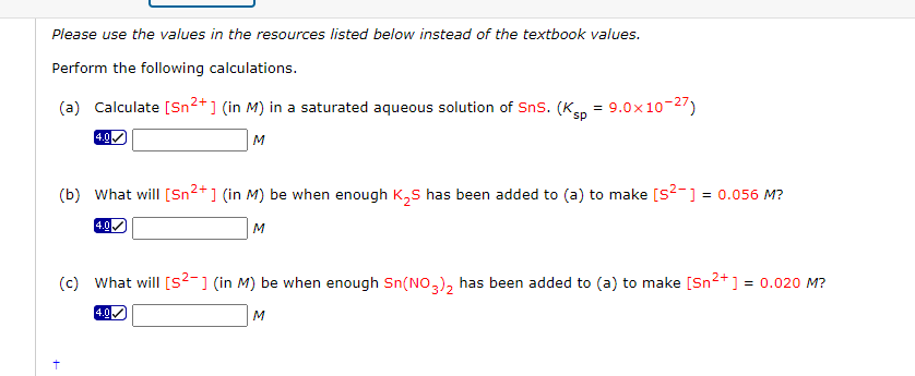 Solved Please use the values in the resources listed below | Chegg.com