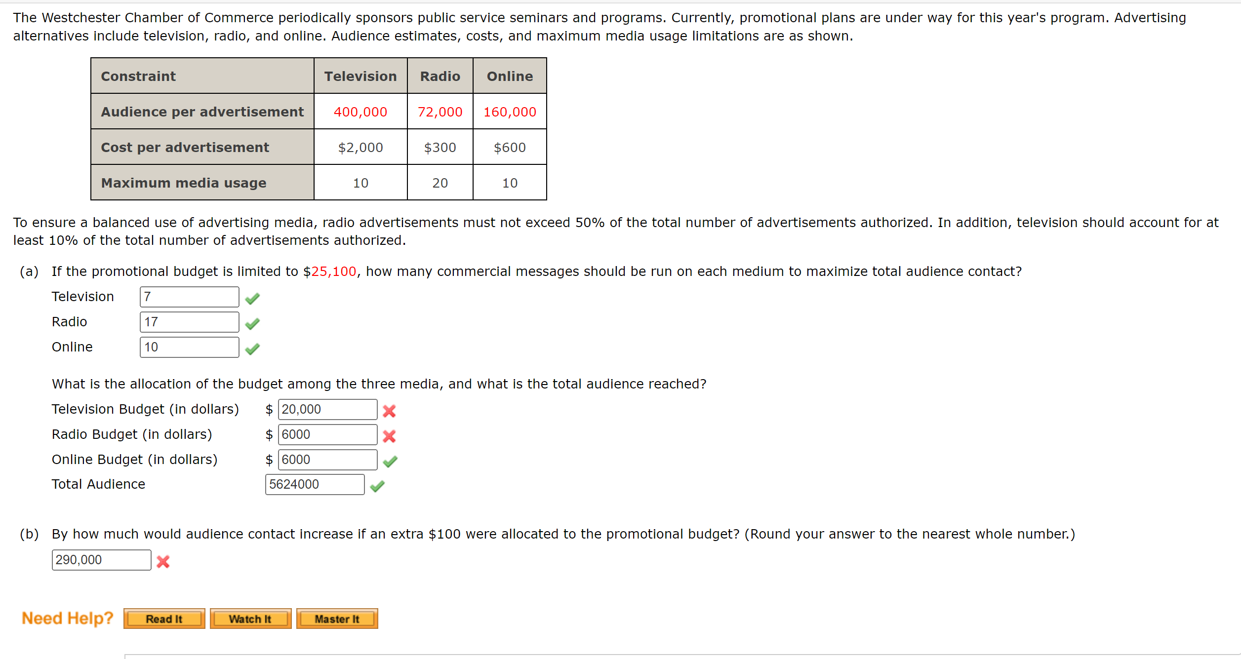 Solved Please answer each part of the question. This is for | Chegg.com