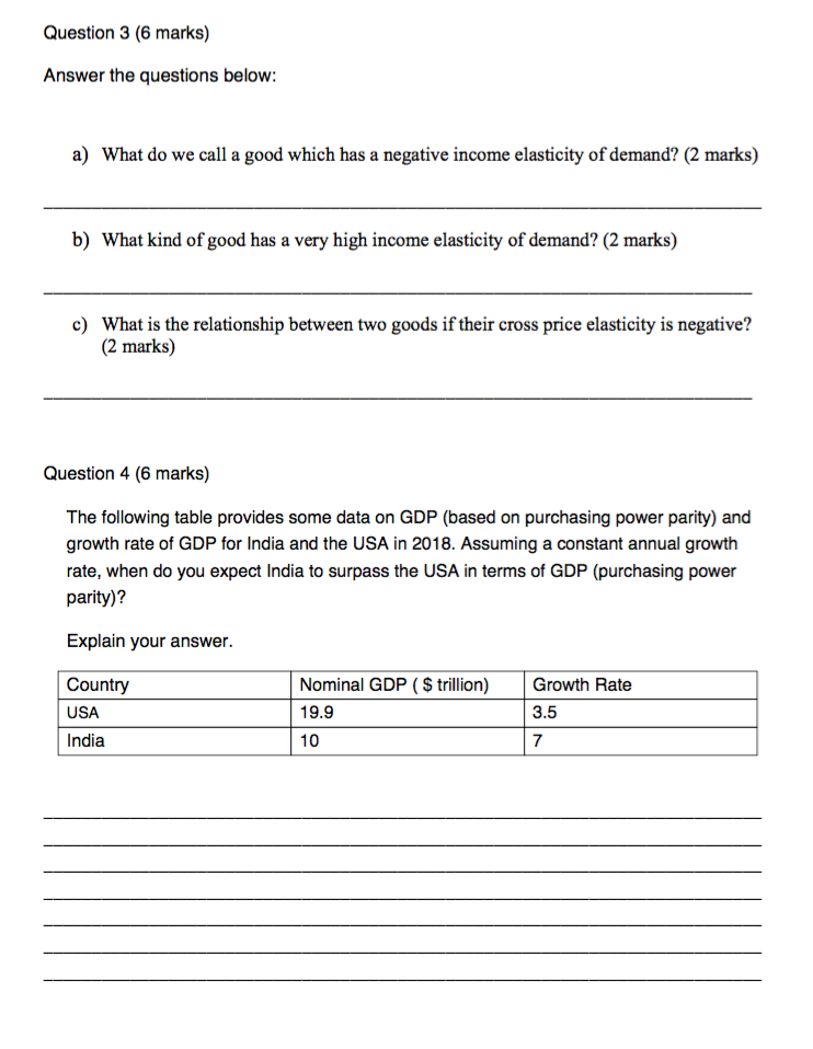 Solved Question 1 (16 marks) Answer the following questions | Chegg.com