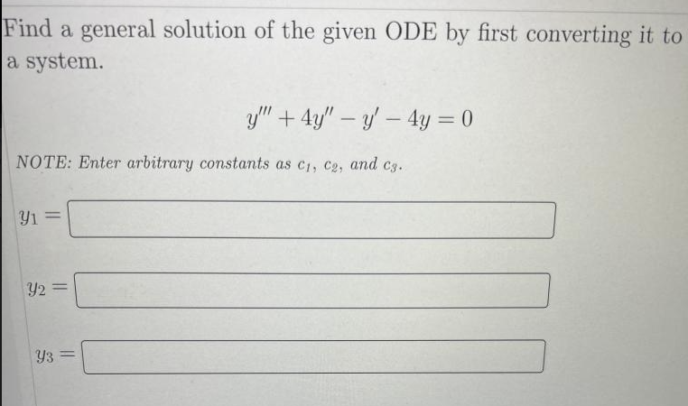 Solved Find a general solution of the given ODE by first | Chegg.com