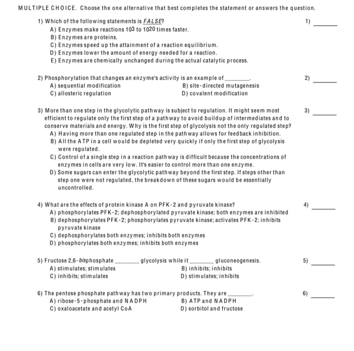 Solved MULTIPLE CHOICE. Choose the one alternative that best | Chegg.com