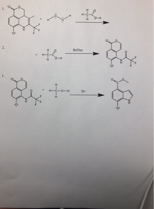 Solved complete rxn mechanism to aquire desired products and | Chegg.com