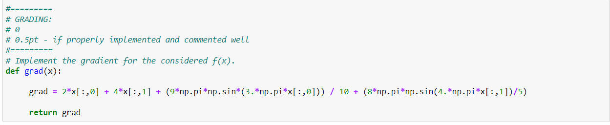 Solved Assignment 1 Assignment 1: Optimization Goal: Get | Chegg.com