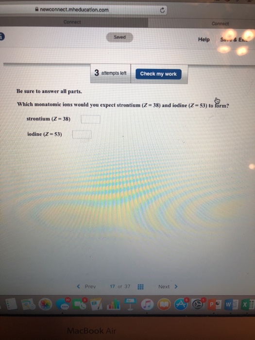Solved Saved Help Sa & 3 attempts left Check my work Be sure | Chegg.com