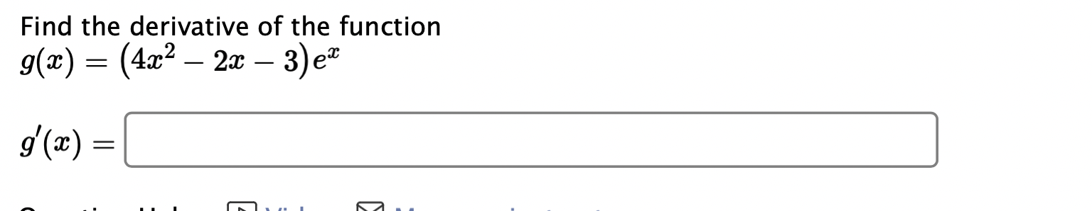 Solved Find the derivative of the function | Chegg.com