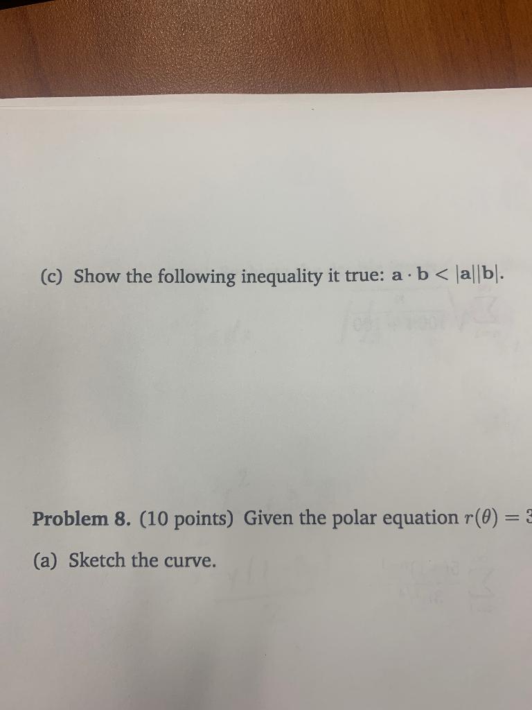 Solved Problem 7. (12 points) Given the vectors a= 2,0,−1 | Chegg.com