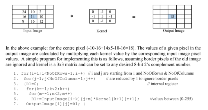 Problem Statement 2 Most of image processing filters | Chegg.com