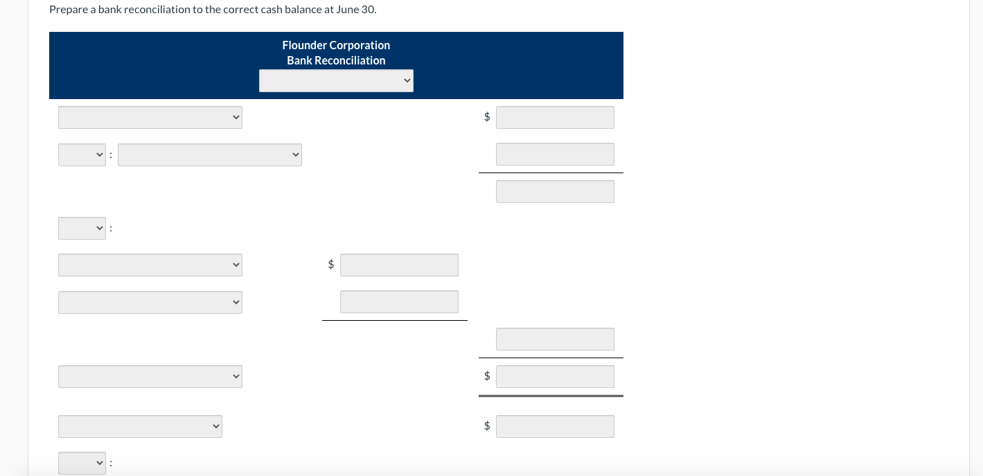 Solved bank statement, the following items were discovered: | Chegg.com