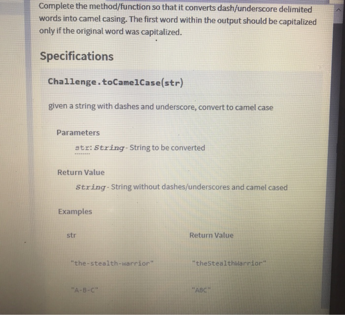 Solved Complete the method/function so that it converts | Chegg.com