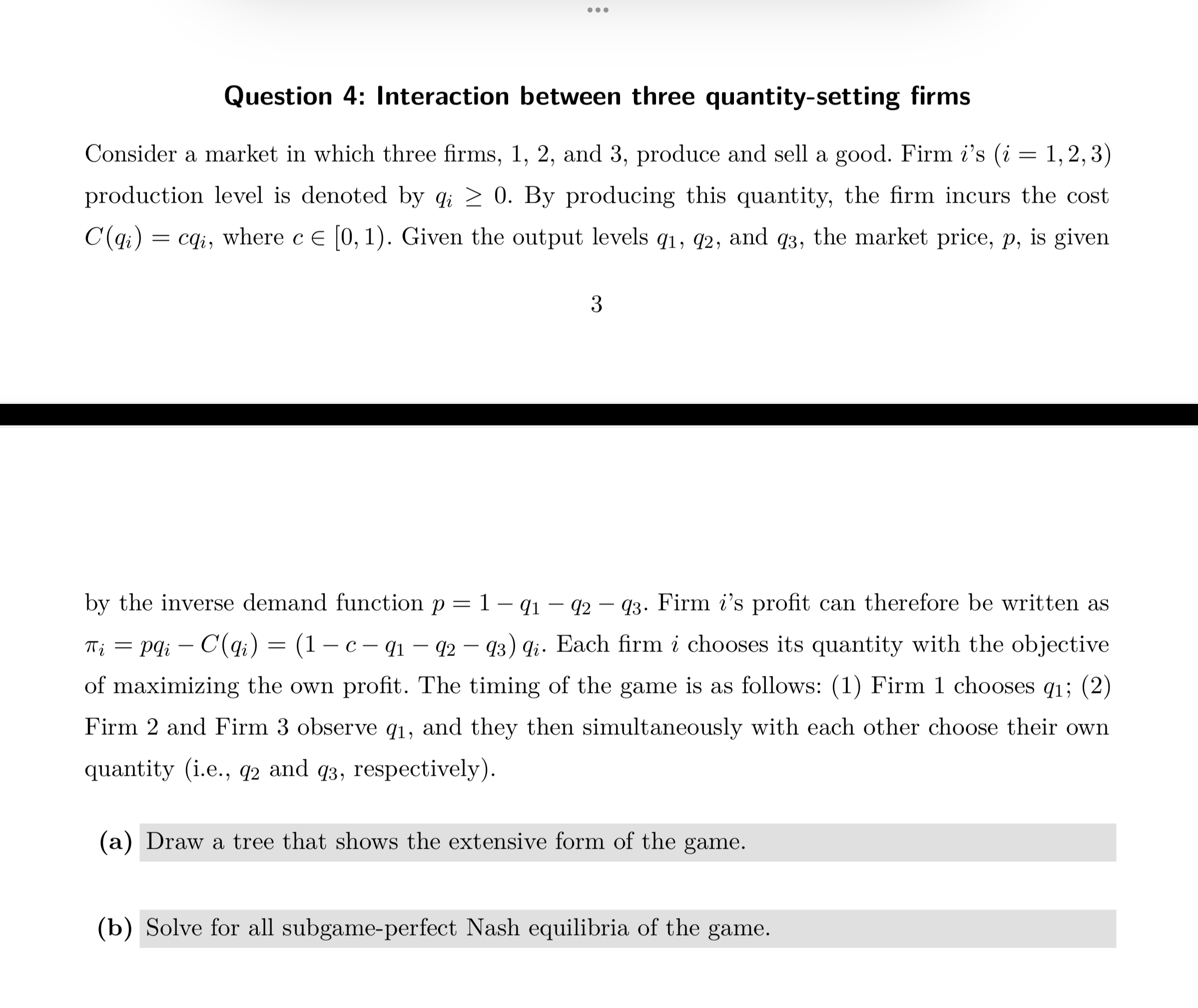 Solved Question 4: Interaction between three | Chegg.com