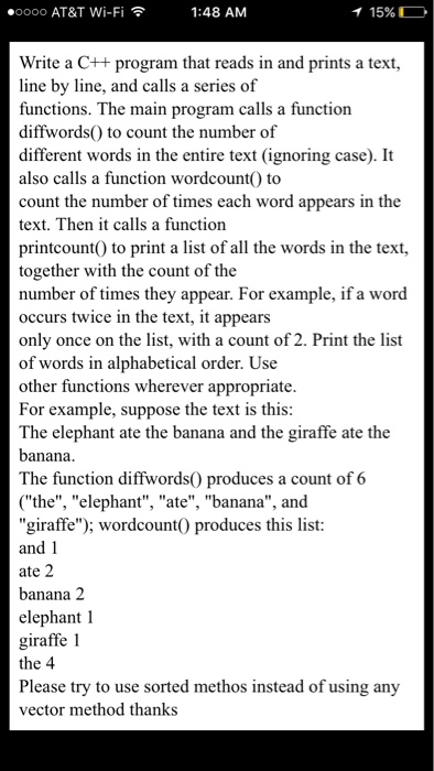 Solved Write A C Program That Reads In And Prints A Text 8400