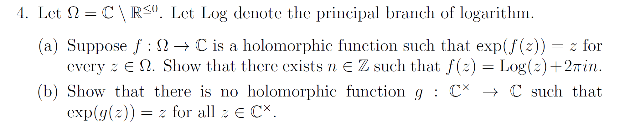 Solved 4. Let N = C\R