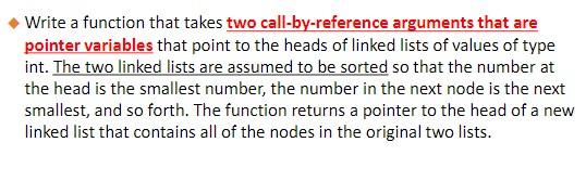Solved Write a function that takes two call-by-reference | Chegg.com