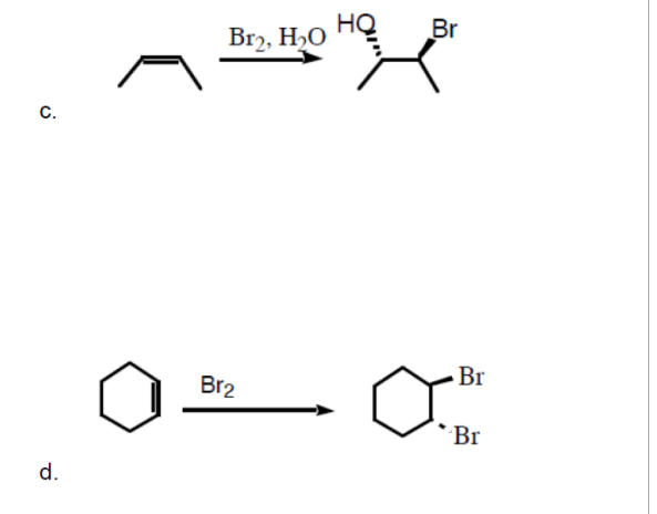 Solved Draw mechanisms for the following reactions, using | Chegg.com