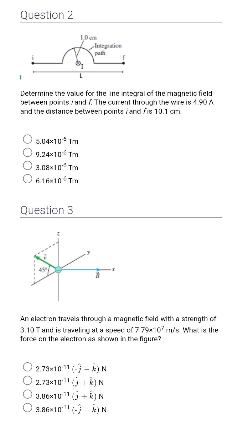 Solved Determine the value for the line integral of the | Chegg.com