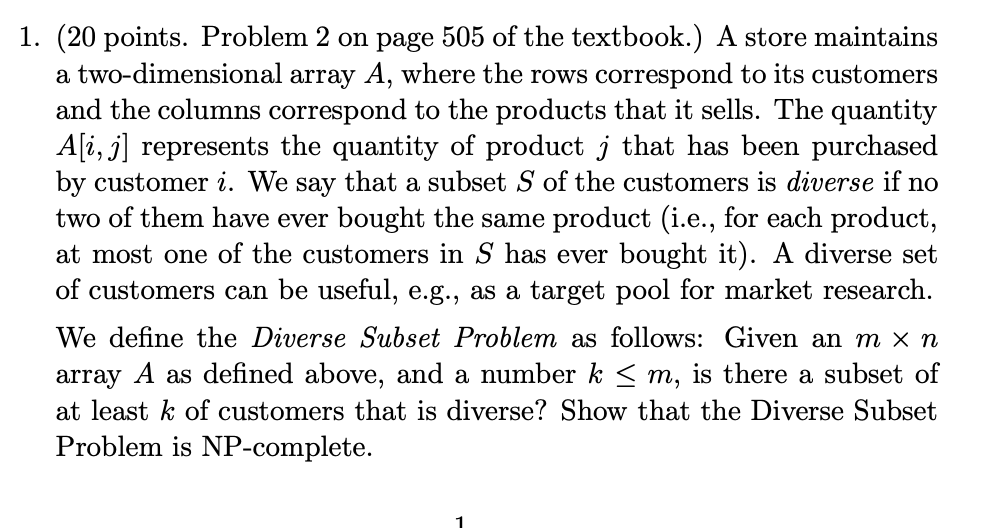 Solved 1 20 Points Problem 2 On Page 505 Of The 
