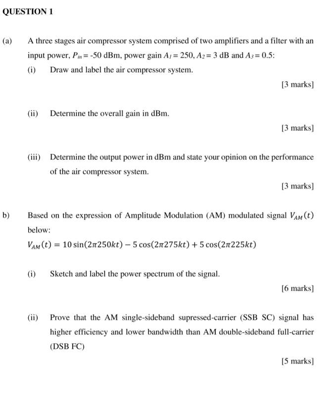 Solved a) A three stages air compressor system comprised of | Chegg.com