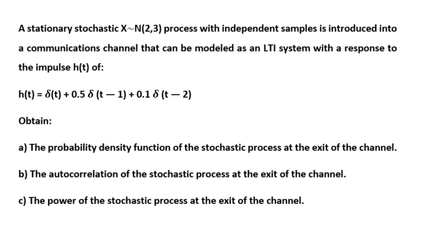 A Stationary Stochastic X∼n 2 3 Process With