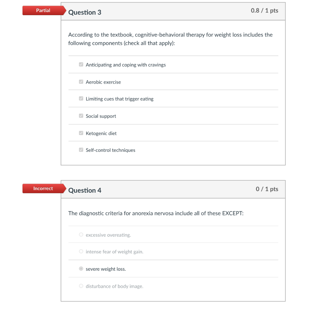 Solved Partial Question 3 0.8/1 pts According to the | Chegg.com