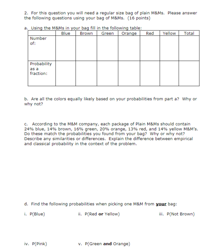 Solved Unit 3 Activity: Applications of Probability 25 | Chegg.com