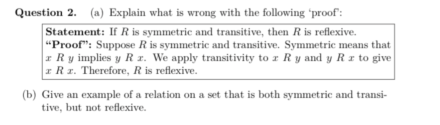 Solved Please state each definition that you used. Please | Chegg.com