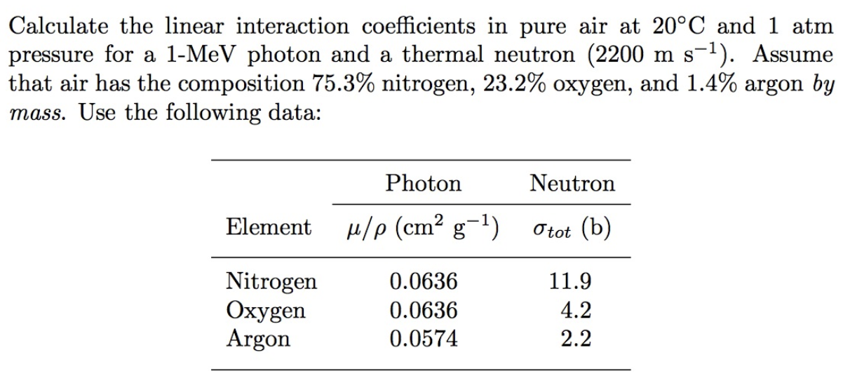 Solved Calculate the linear interaction coefficients in pure | Chegg.com