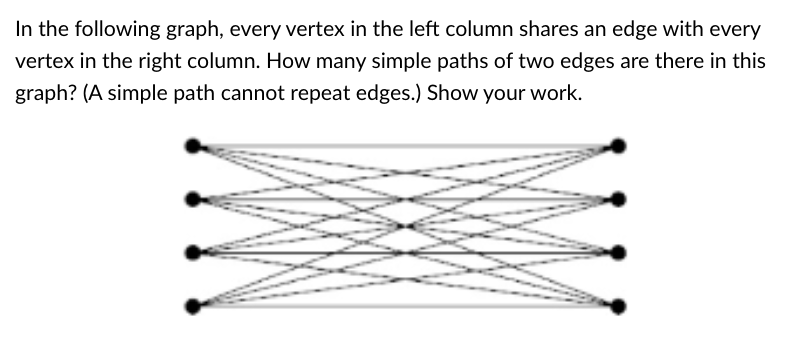 Solved In the following graph, every vertex in the left | Chegg.com