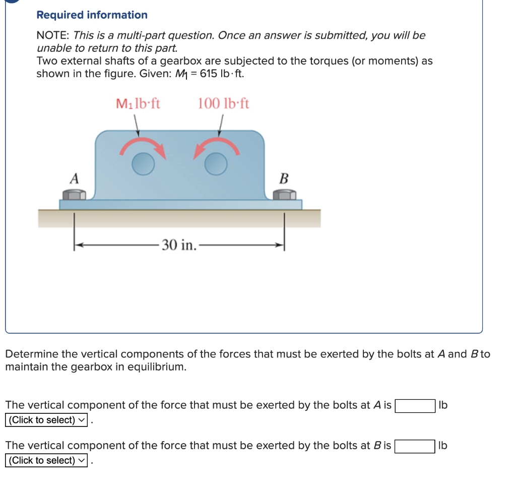 Solved Required information NOTE: This is a multi-part | Chegg.com