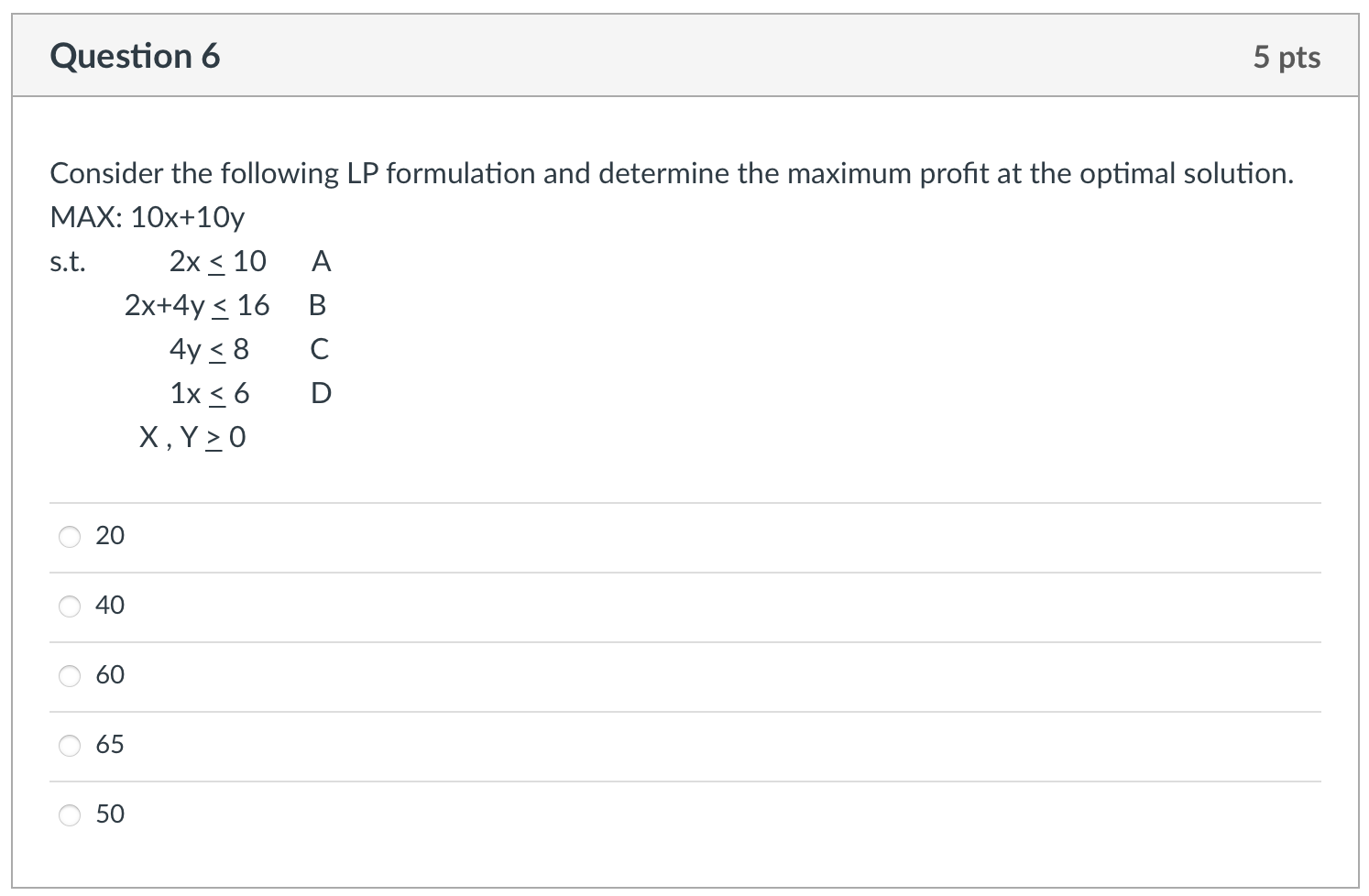 Solved Consider the following LP formulation and determine | Chegg.com