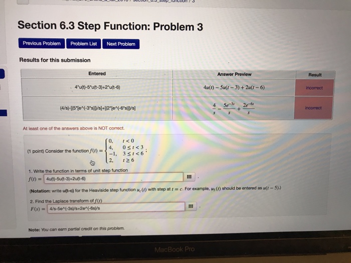 Solved Section 6 3 Step Function Problem 3 Previous Problem