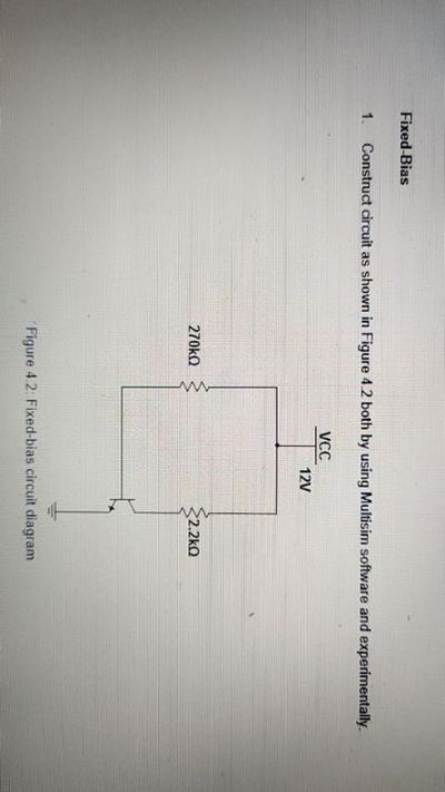 1. Construct circuit as shown in Figure 4.2 both by | Chegg.com