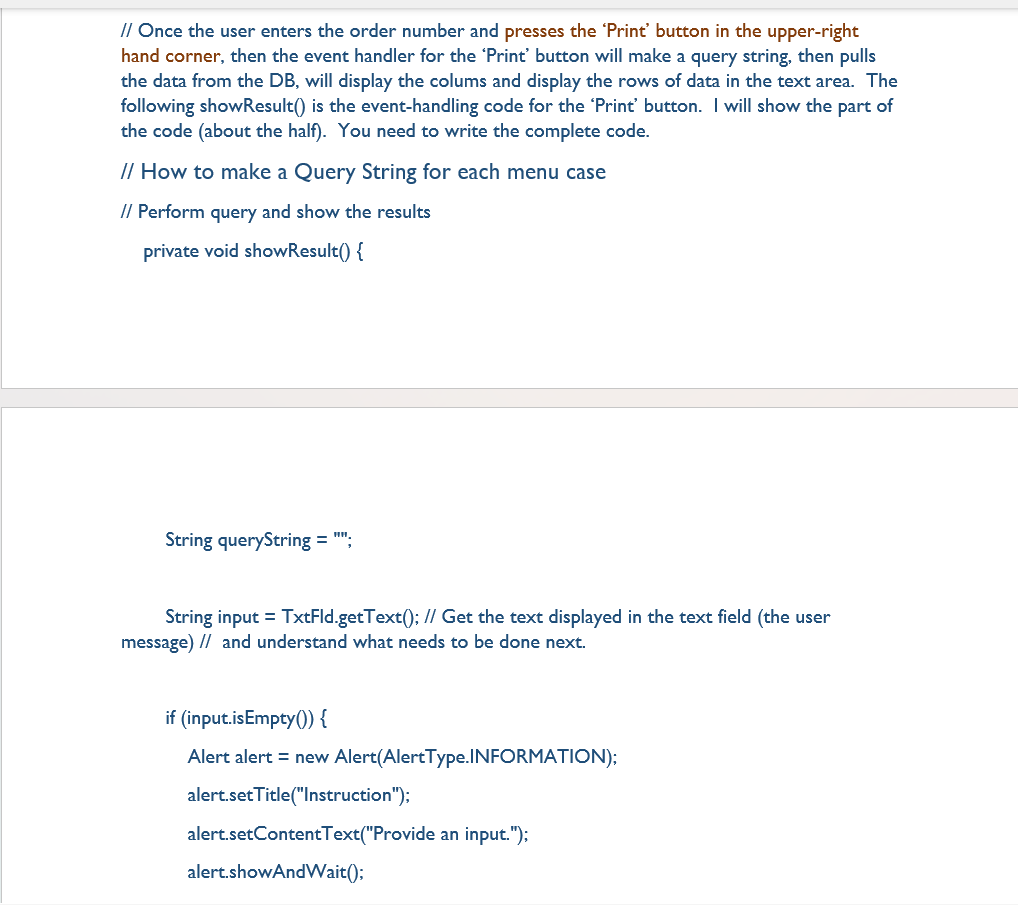 Solved // Style I Idea (GUI Design) II Northwind Database | Chegg.com