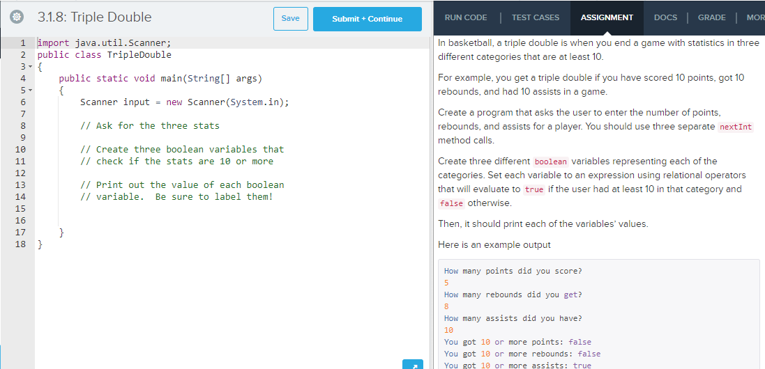 Solved In basketball, a triple double is when you end a game | Chegg.com