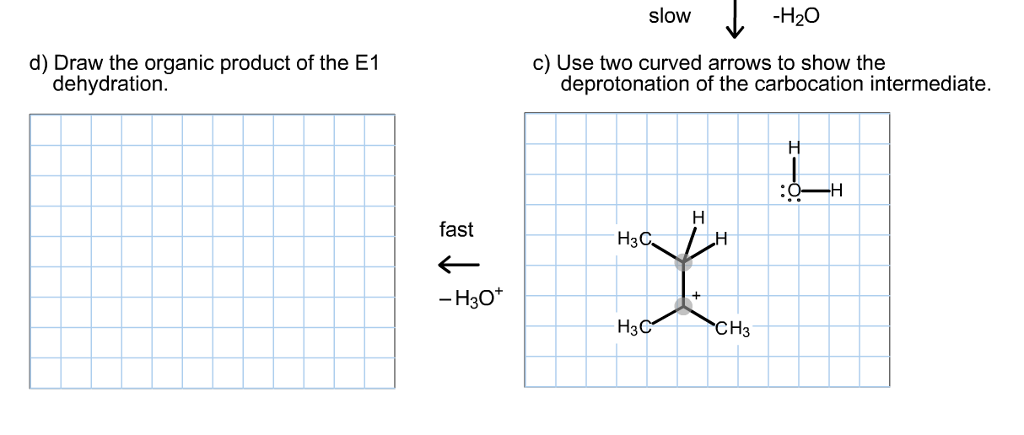 Solved Complete the electron-pushing mechanism for the E1 | Chegg.com