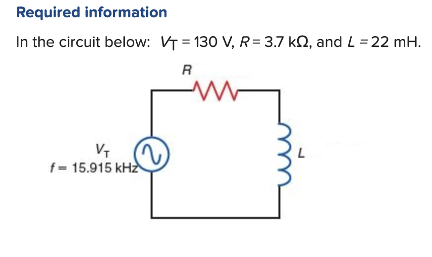 Solved Required informationIn the circuit below: | Chegg.com