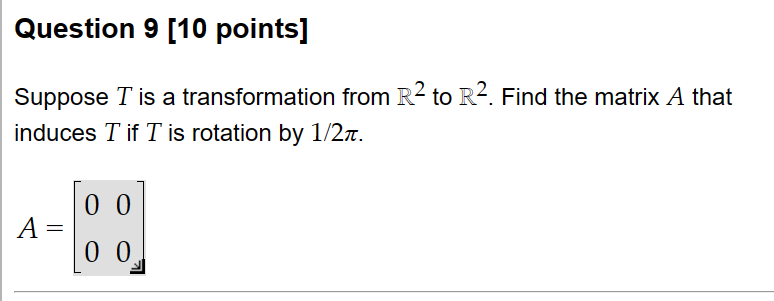 Suppose T is a transformation from R2 to R2. Find the | Chegg.com
