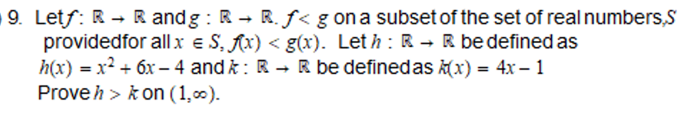 Solved 9. Letf: R - Randg: R – R. f | Chegg.com