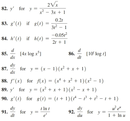 Solved In Problems 82 ﻿and 92, ﻿find each indicated | Chegg.com