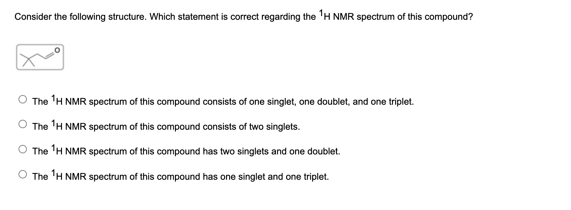 Solved Consider the following structure. Which statement is | Chegg.com