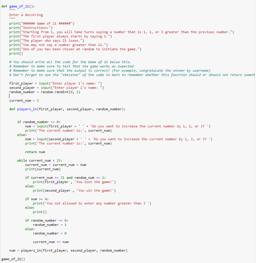 Solved This is my code, and I don't know how to make it | Chegg.com
