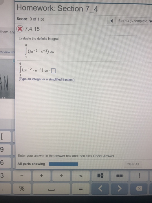 Solved Homework Section 7 4 Score 0 Of 1 Pt 6 Of 13 6