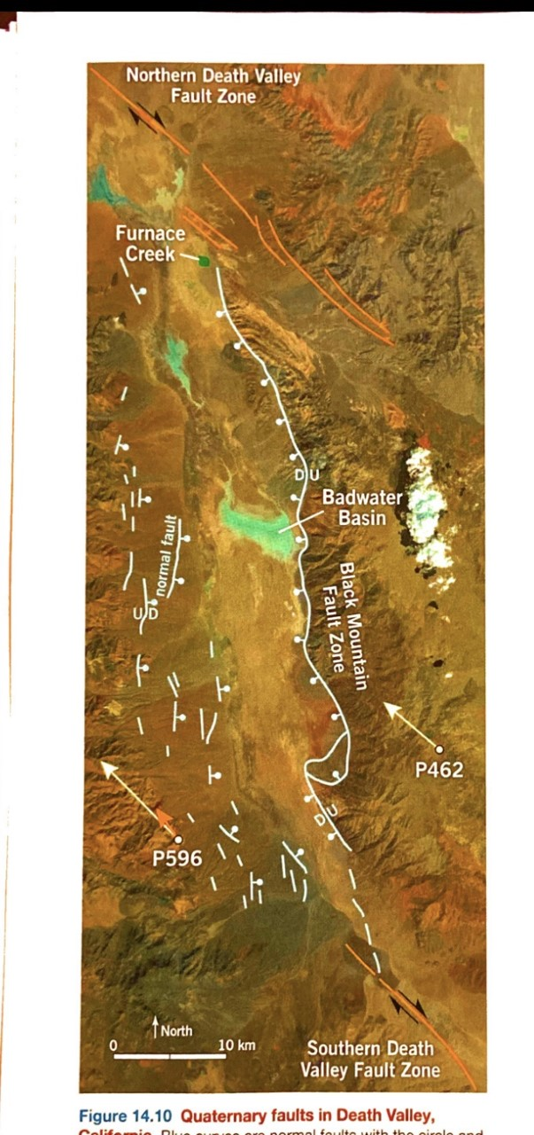 Solved Fault Piedmont slope Piedmont slope Bajada Alluvial | Chegg.com