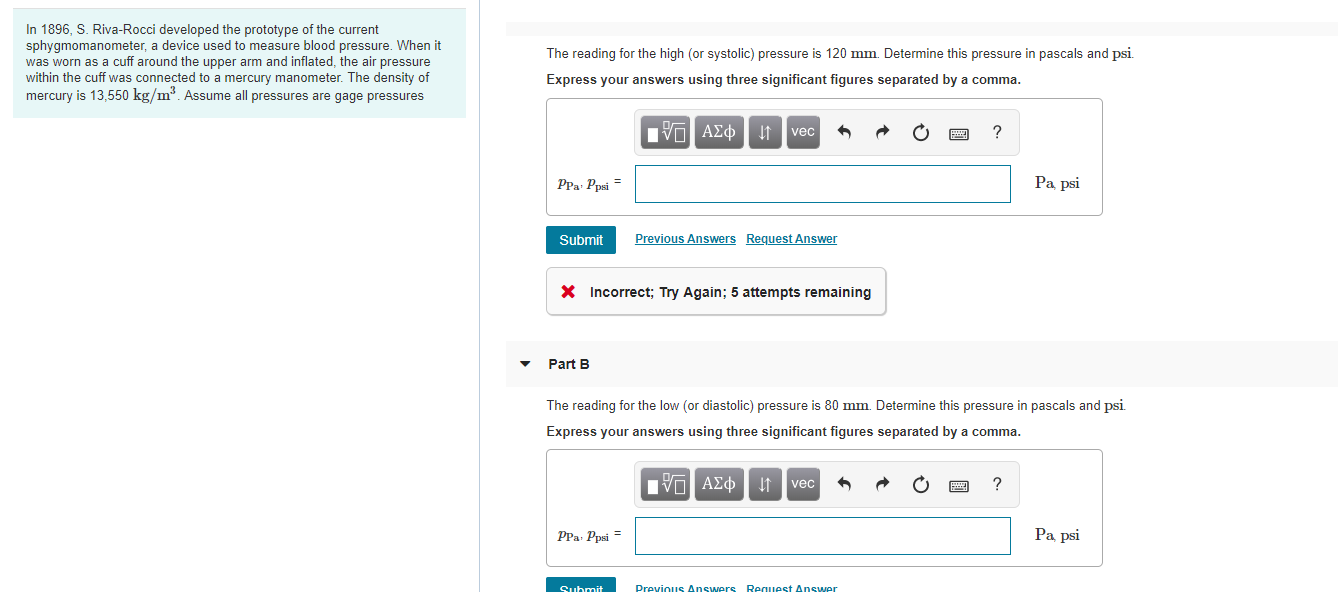 Solved In 1896, S. Riva-Rocci developed the prototype of the | Chegg.com