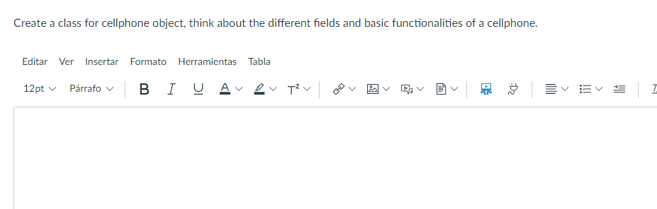 Solved Create a class for cellphone object, think about the | Chegg.com