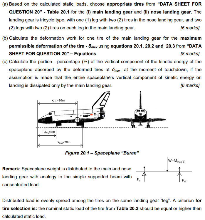 (a) Based on the calculated static loads, choose | Chegg.com