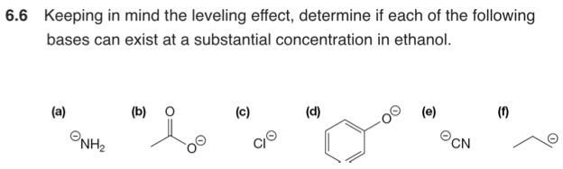 Solved 3.6 Keeping in mind the leveling effect, determine if | Chegg.com