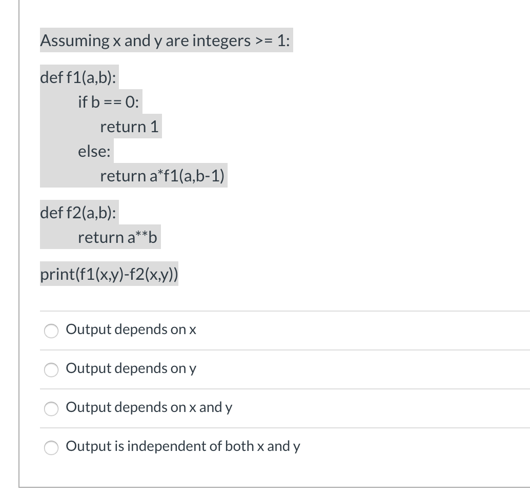 Solved Assuming X And Y Are Integers 1 Def F1ab If B