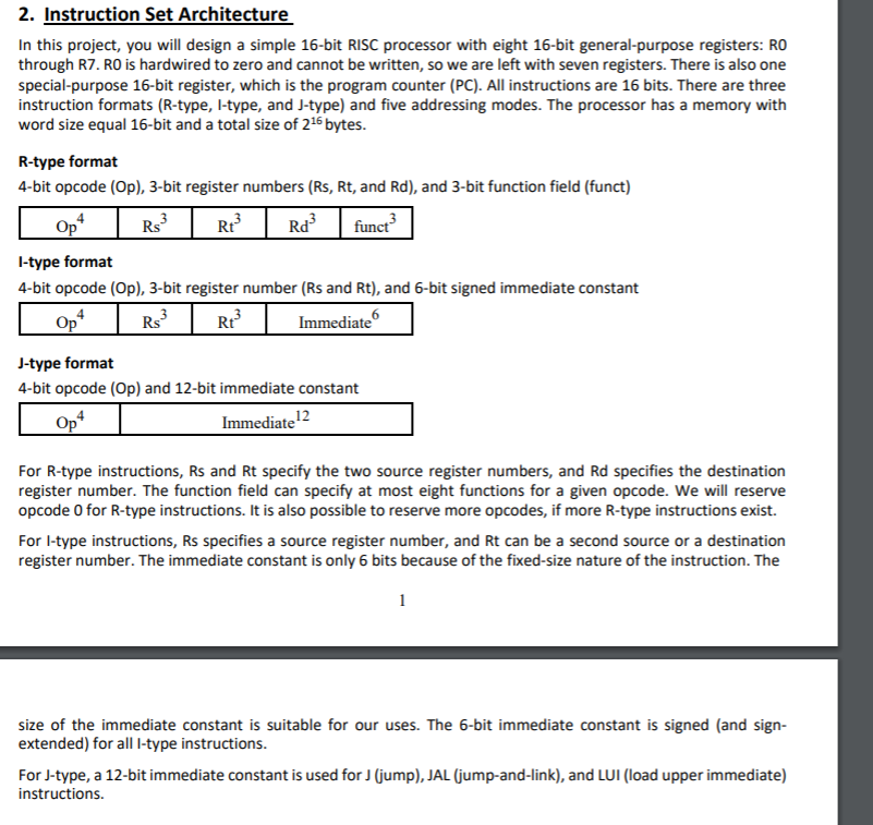 Design AlU 16 bit using Logism as shown as this | Chegg.com