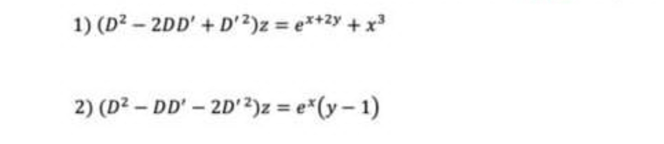Solved find the general solution to the following partial | Chegg.com